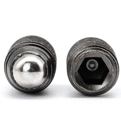M3-M16 Black Hex Socket Allen Head Spring Ball Set Screw Plunger Point ...