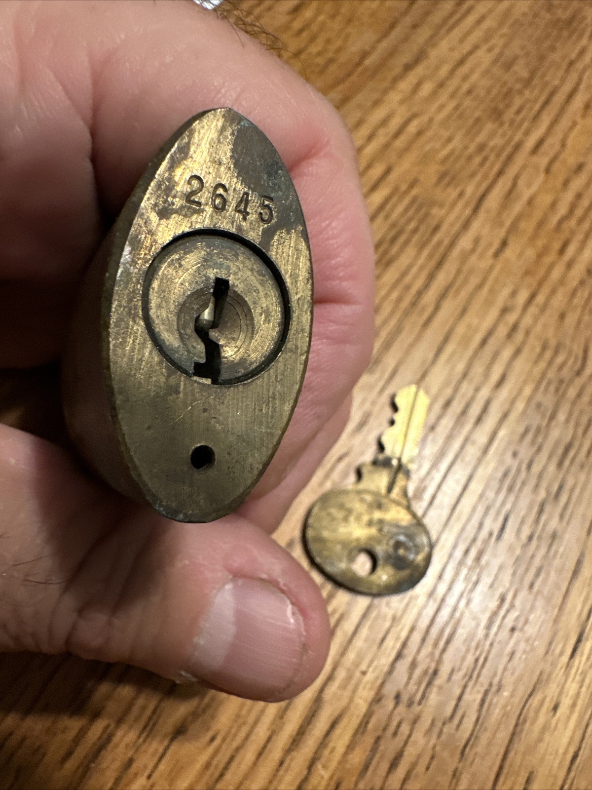 One Vintage WB Wilson Bohannon Brass Padlock Lock W/Key #2645. (40) | eBay