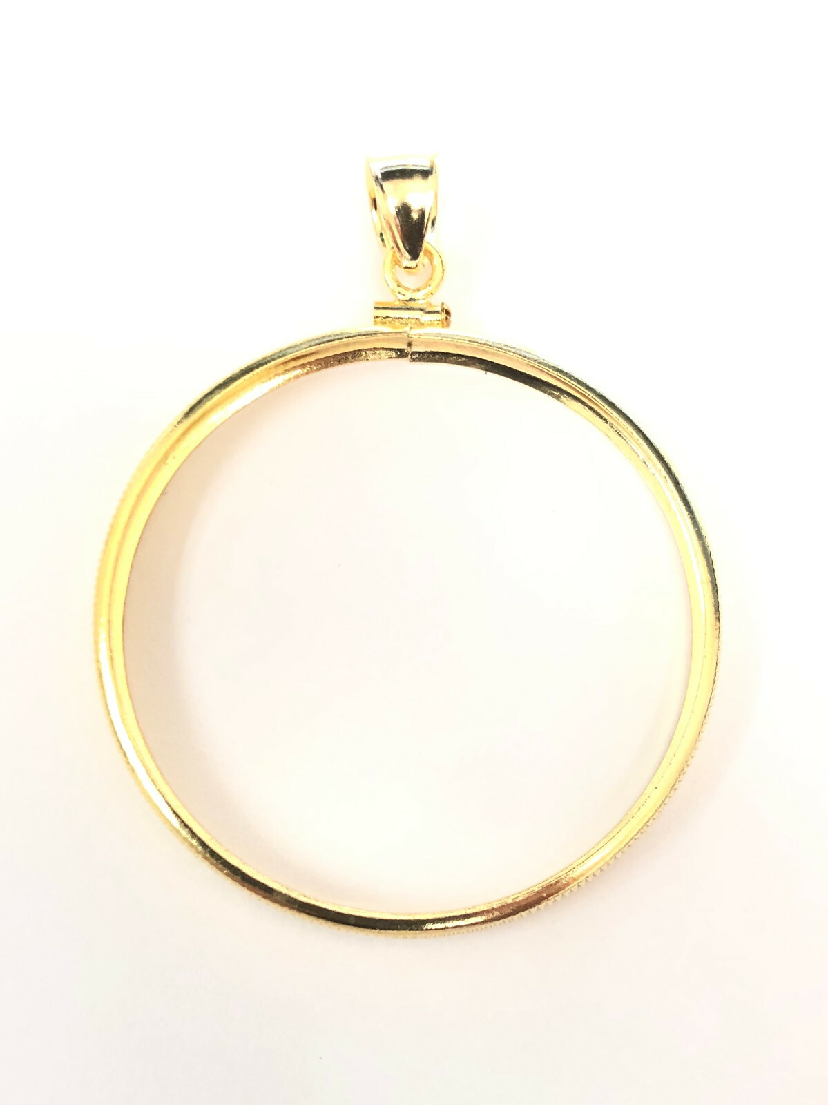 14k Gold filled bezel screw top for 1 oz South African Gold Krugerrand ...