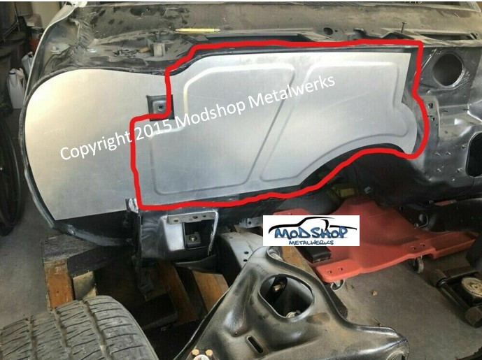 1970-1981 Chevy Camaro/Pontiac Firebird Firewall Filler Panel Bead Roll ...