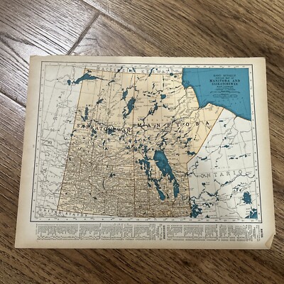 1900-Now - Map Of Saskatchewan