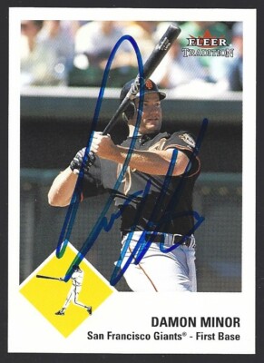 2003 Fleer Tradition #232 Damon Minor IP autograph signed card | eBay
