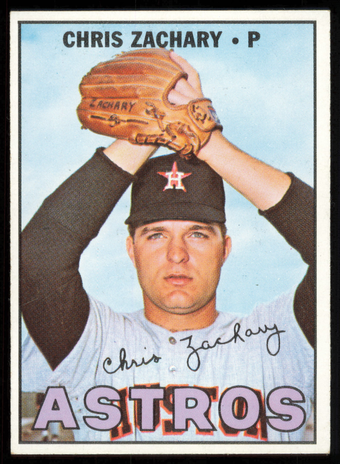 1967 Topps #212 Chris Zachary Houston Astros | eBay