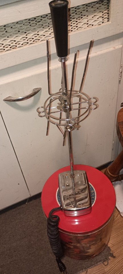 vintage Electric Grilling Rotisserie & Brevel motor | eBay