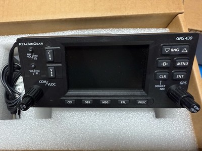 REALSIMGEAR GNS 430 Flight Simulator GPS Navigator. USB. With Power ...