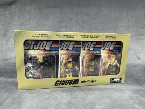 Gi Joe Minimates Box Set 2022 Snake Eyes Scarlett Duke Road NIB Diamond ...