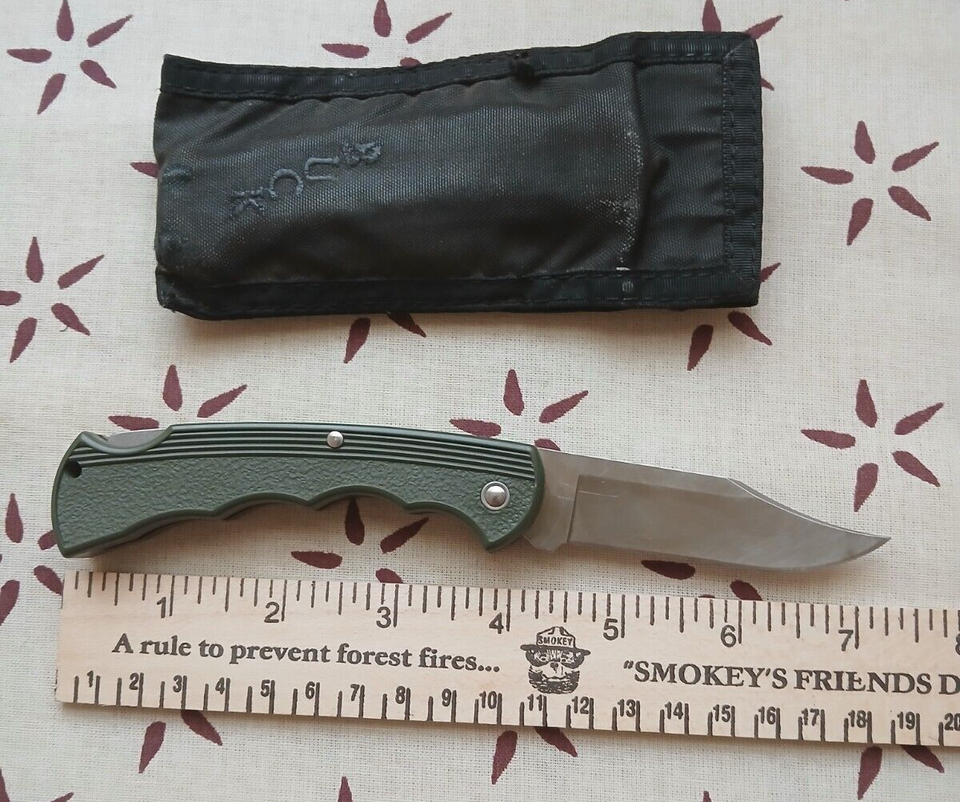 2000 Buck Model 112 Bucklite Lockback Single Blade Folding Pocket Knife ...