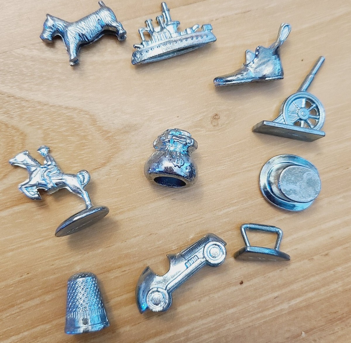 Original Monopoly Pieces