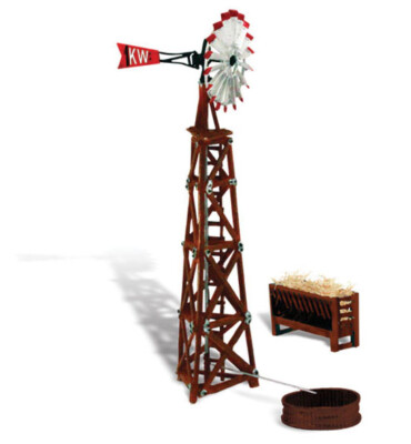 NEW Woodland Scenics Windmill N Built and Ready BR4937 | eBay
