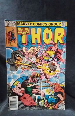 Thor #296 Newsstand Edition 1980 Marvel Comics Comic Book b&b | eBay