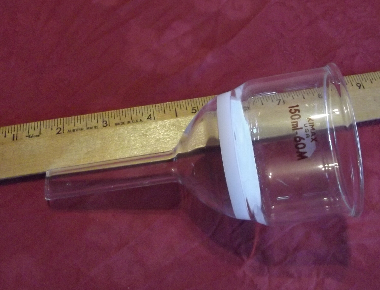 Kimax USA Pyrex Fritted Sintered Buchner Funnel 150 Ml 60m for sale ...