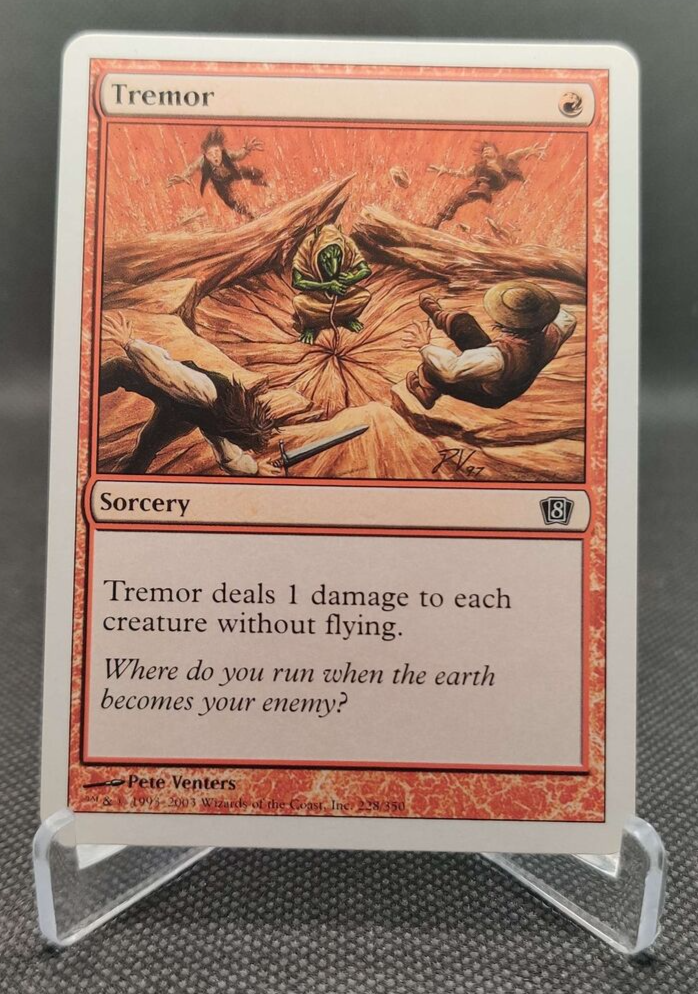 MTG #228 Tremor Eighth Edition Magic the gathering card | eBay