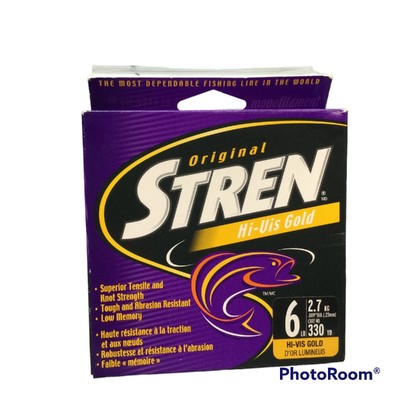 Stren Lo-Vis Green High Straight Fishing Line 330 yds. 4 Lb. test | eBay