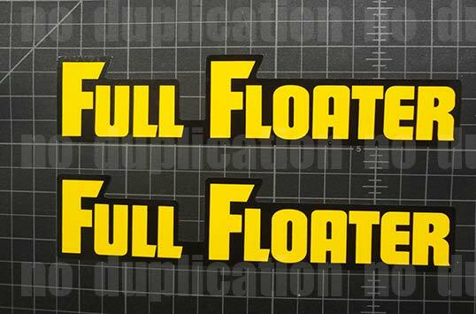 1981-1982 Full Floater decals stickers swingarm RM125, RM250 LT250r ...