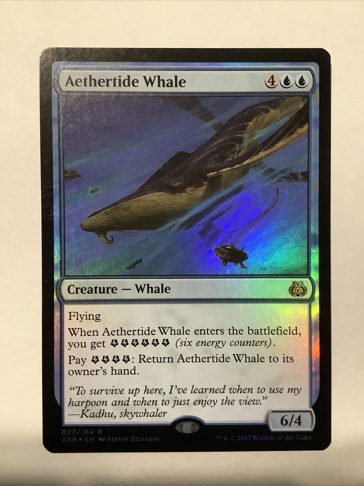 Aethertide Whale FOIL Aether Revolt Rare MTG | eBay