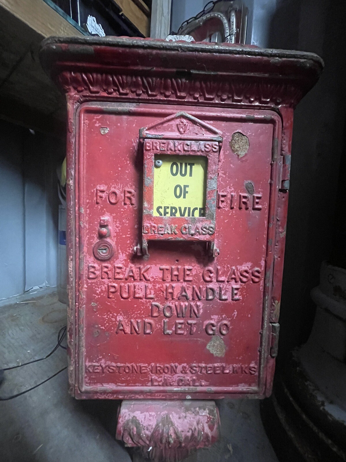 Antique Fire Department Police Call Box | eBay