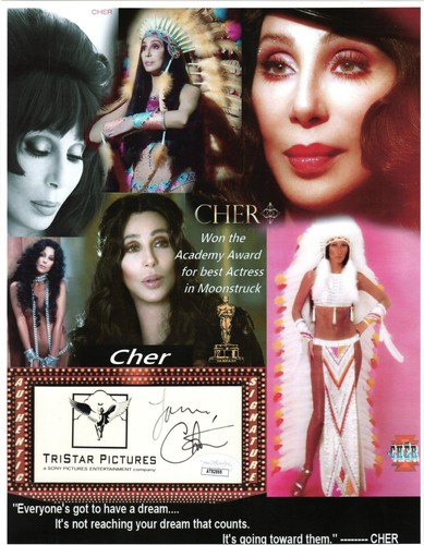 CHER Signed cut with FREE 8x11 Photo Collage JSA Authenticated | eBay