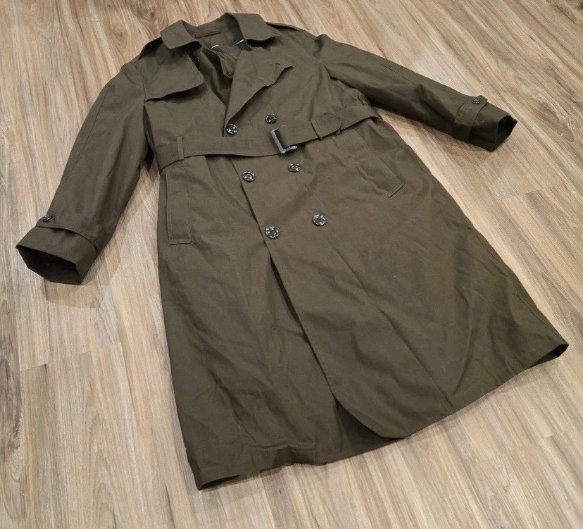 NEW - US ARMY ALL WEATHER COAT HERITAGE GREEN ARMY AGSU 46XL 8405-01 ...