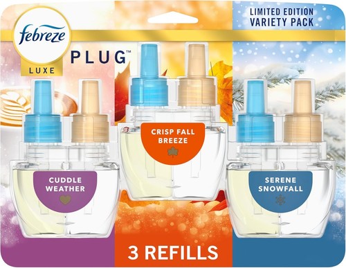 Febreze Plug In Air Freshener, Odor-Fighting Scented Oil Refill, Red | eBay