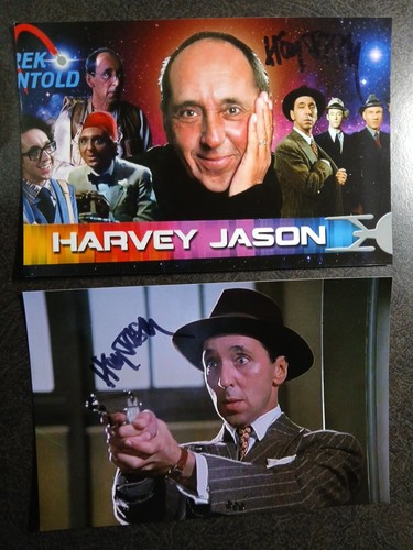 HARVEY JASON 2 Hand Signed Autograph 4X6 Photo S -ACTOR BATMAN & STAR ...