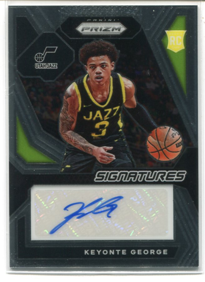 2023-24 PANINI PRIZM RC KEYONTE GEORGE SIGNATURE AUTO AUTOGRAPH | eBay