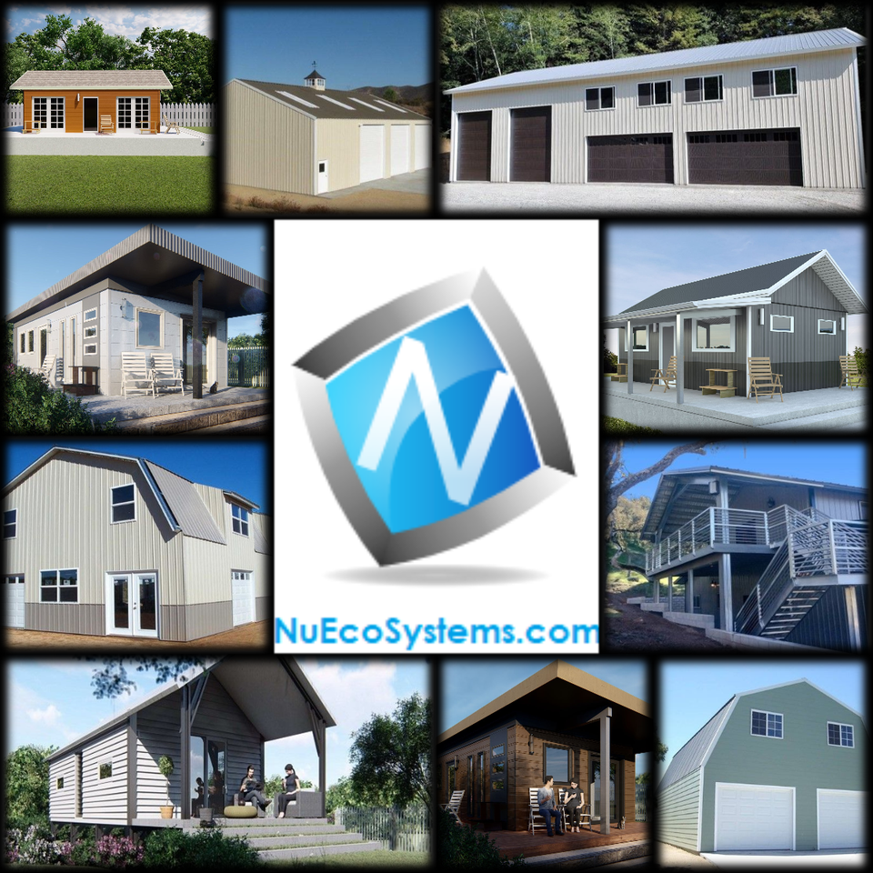 Fire resistant Steel DIY Glamping Cabin Kit 12 x16 With Front Porch on ...