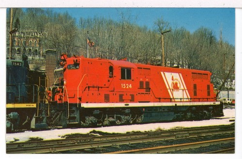 1972 - Jersey Central GP7 Number 1524 new Color Scheme, Jim Thorpe PA ...