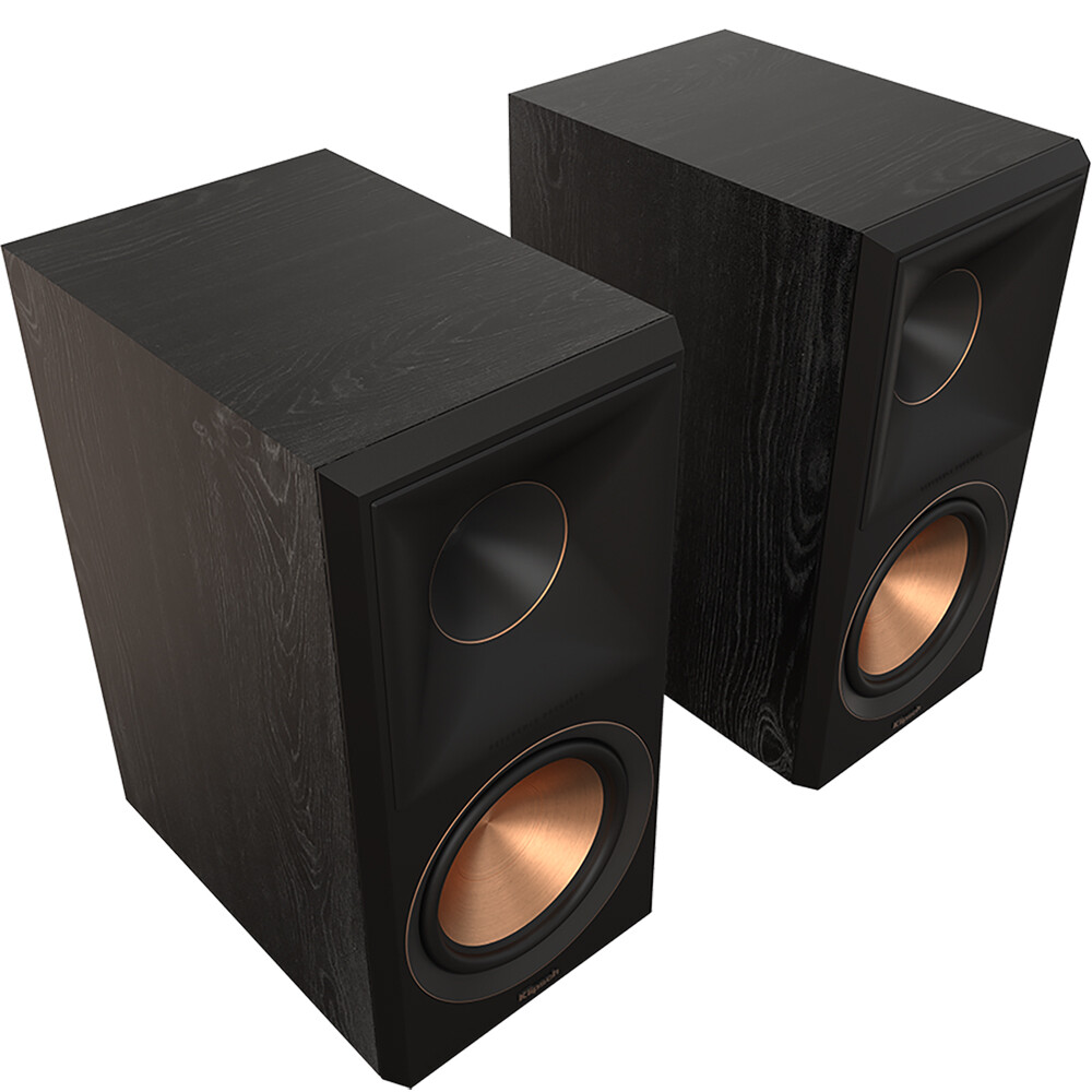 Klipsch RP-600M II Bookshelf Speakers - Ebony (Pair) w/ Warranty Bundle ...