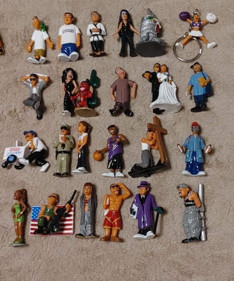 Homies Series 6 Complete Set Of 24 Figures Rare Vintage 1:32 Diorama ...