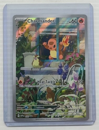 2023 Pokemon Scarlet & Violet Charmander Black Star Promo Full Art #044 ...