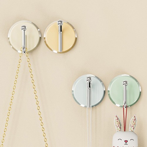 4pcs Wall Storage Wall Hook Non Punching Multi-purpose Hooks Bathroom ...