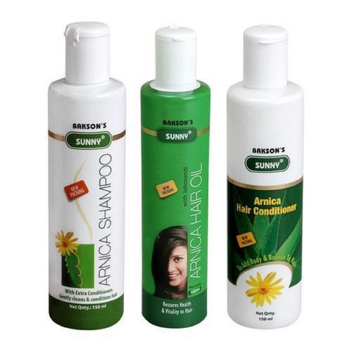 Bakson Herbal Kit Arnica Hair Oil - Shampooing et revitalisant à l ...