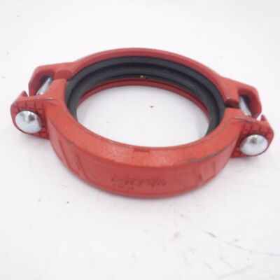 Victaulic 6" Grooved Coupling with Gasket 6/168.3 107V Orange | eBay