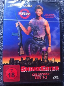 SNAKE EATER 1 & 2 & 3 Collection - DVD Region 2 (UK) - Lorenzo Lamas ...