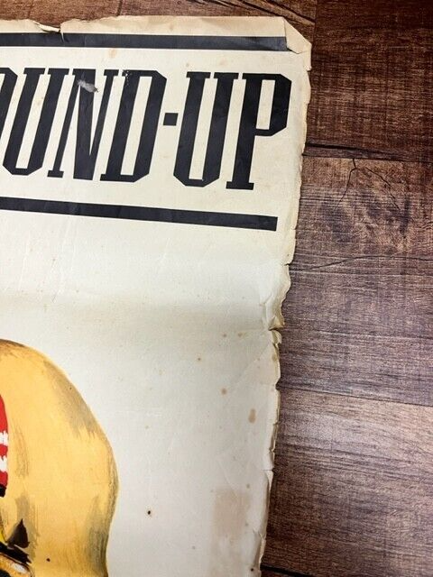 Vintage Del Monte Round-Up Collectible Cowboy & Horse Drinking Water ...