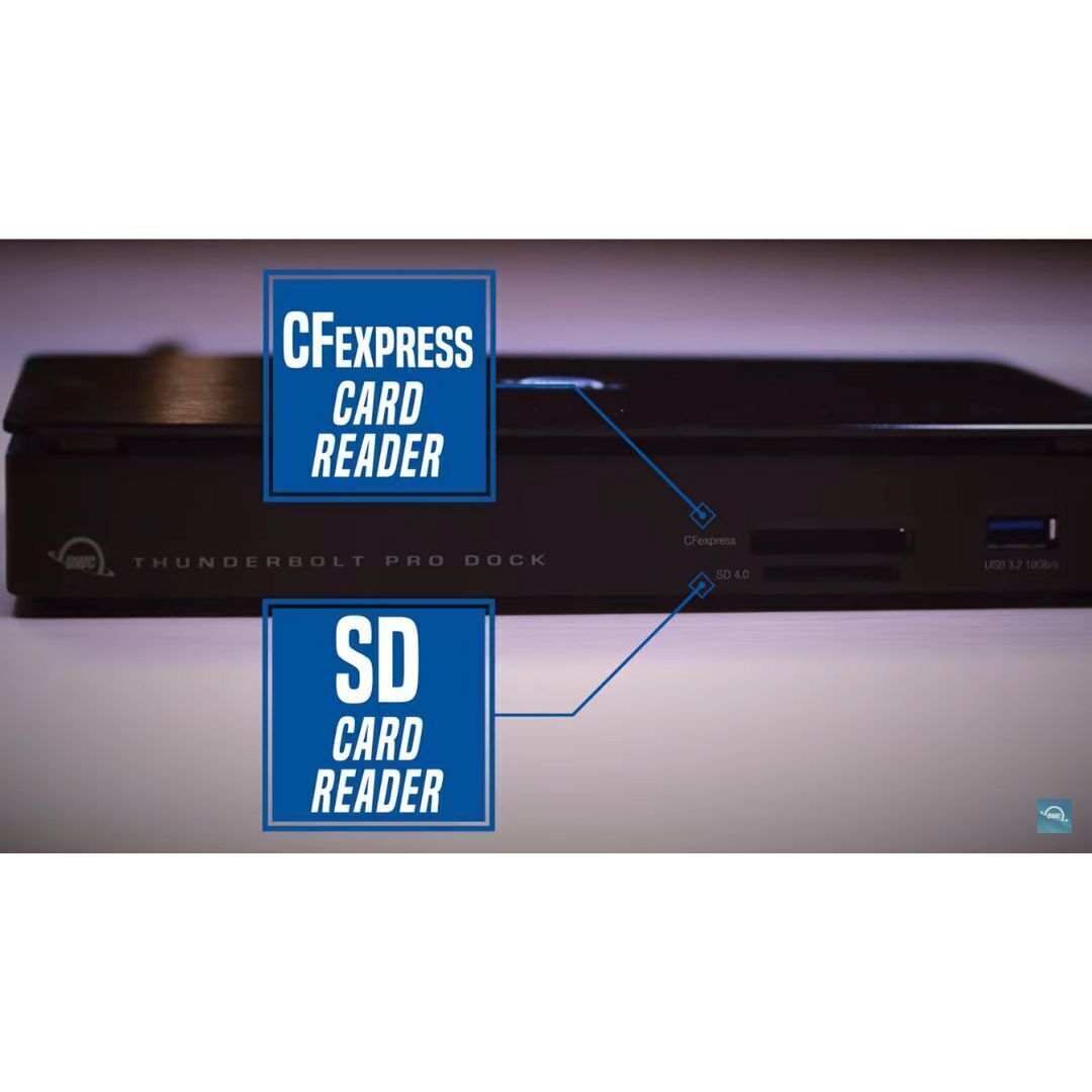 OWC Thunderbolt Pro Dock with 10G Ethernet and Frontside OWC Thunderbolt Pro Dock with 10G Ethernet and Frontside