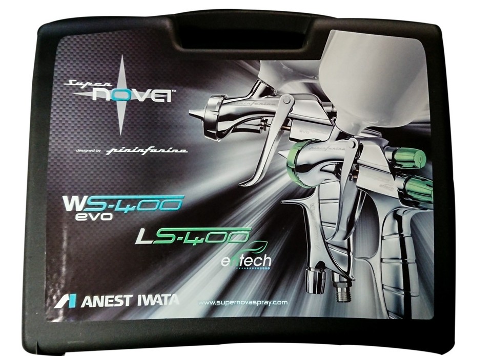 ANEST IWATA WS4001301CS1 Supernova 1.3mm Air Spray Gun with Cup WS400 ...