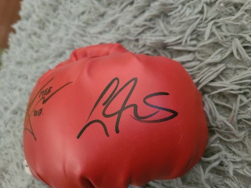 Carl Froch and George Groves Dual signed glove | eBay