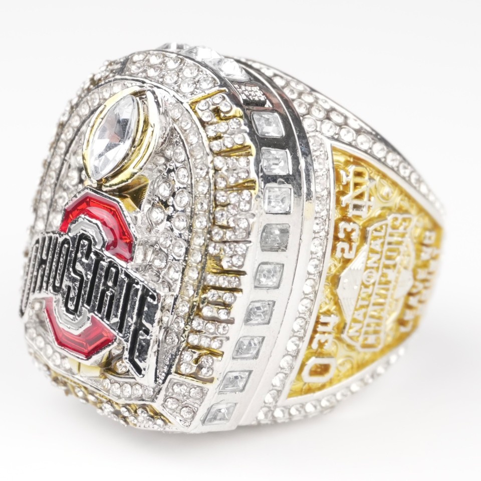 Ohio State Buckeyes CFP Championship Flip Ring 2025 Sz 9 Ryan Day ...