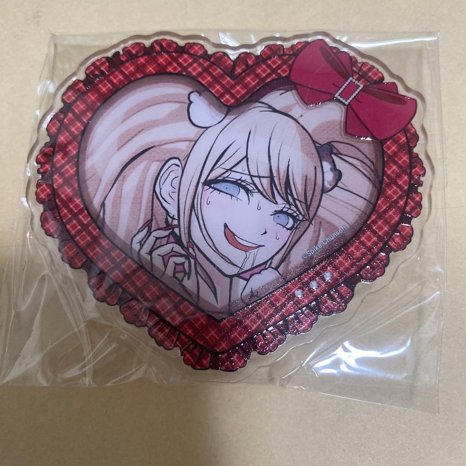 Danganronpa Heart-Shaped Acrylic Badge Enoshima Junko | eBay