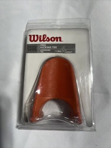 Wilson Pro Kicking Tee 1” Pro Kickoff Tee Football Holder Orange New In ...