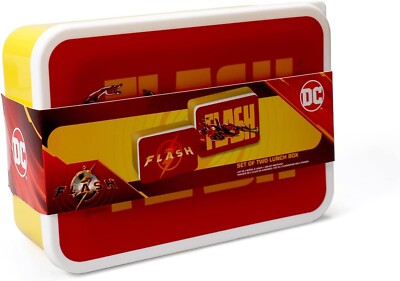 The Flash Lunch Box - Set of 2 - DC Comics - Snack Boxes - Food ...