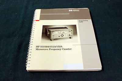 HP 53150A -53151A -53152A PROGRAMMING MANUAL | eBay