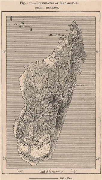 African Islands Near Madagascar