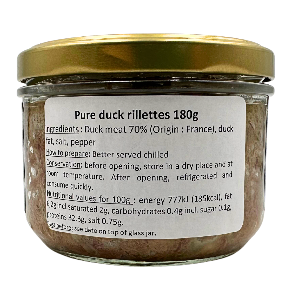 Foie Gras Pate Buy R&W Duck Rillettes Online - Ruby & White Halal Duck Fat