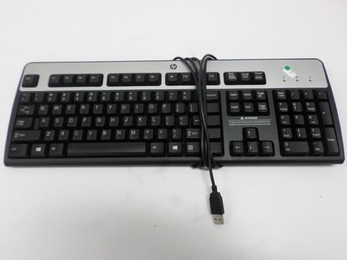 USED HP SILVER WIRED SK-2885 Keyboard | eBay