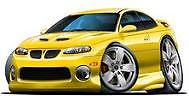 2004 2005 2006 Pontiac GTO Yellow Jacket Metallic t-shirt holden in ...