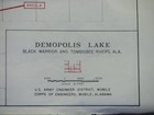 1989 Recreational Map of Warrior Lake & Holt Lake by U.S. Army Corp | eBay
