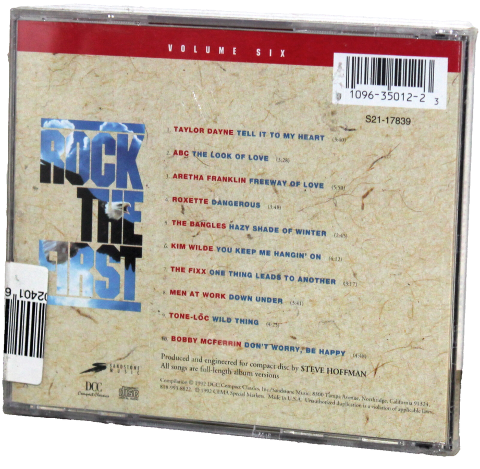 DCC CD SAN-5012: Rock The First - Volume 6 - Various Artists 1992 USA ...