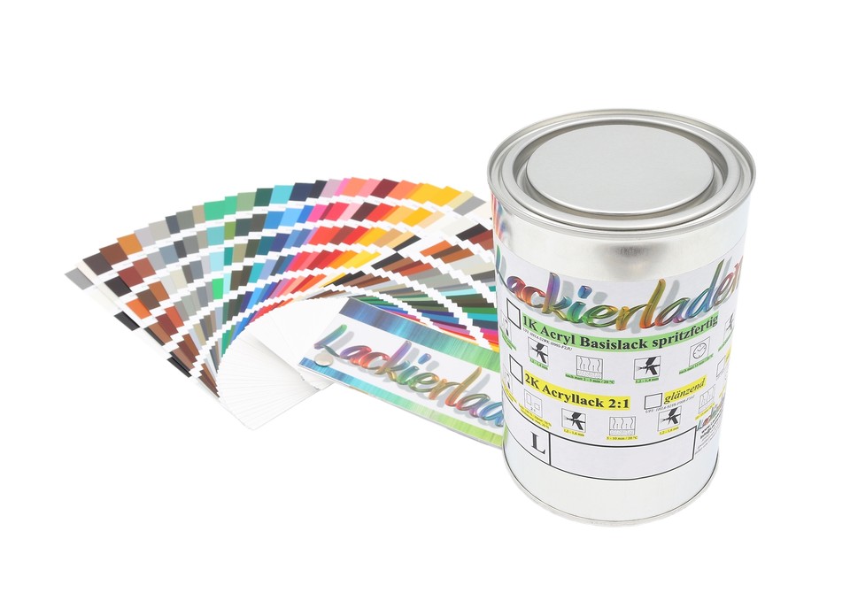 Autolack 1,0 Liter spritzfertig für Pantone 00439C 439C Brown | 1,0L ...